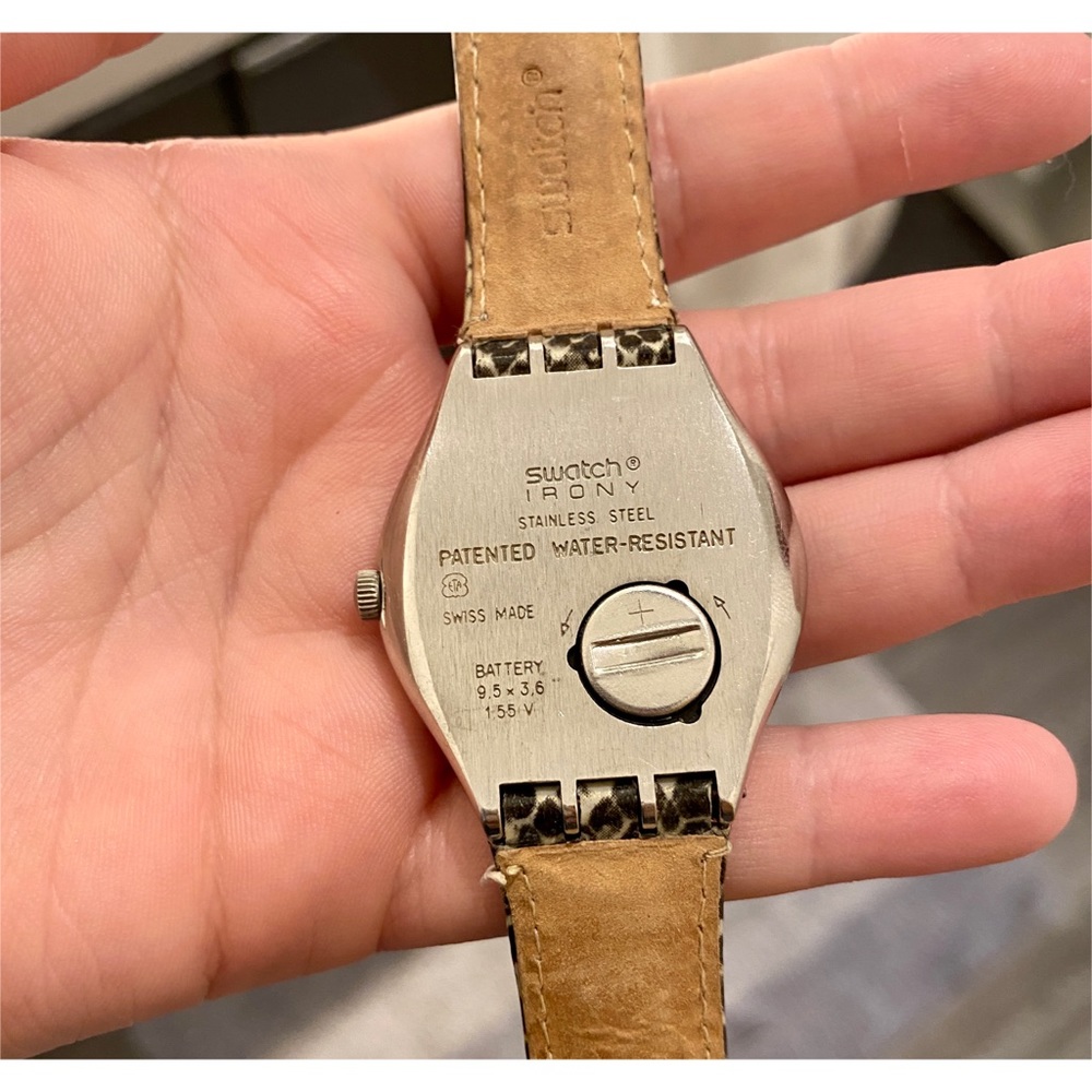 Swatch Swiss Ag 2003 Snakeskin Watch - Gem